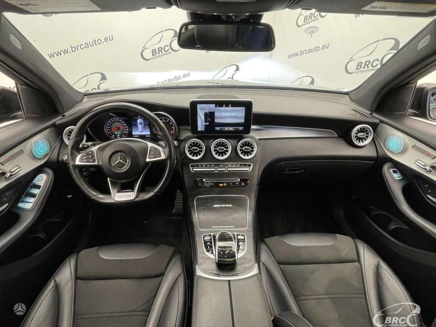 Черный Мерседес GLC 63 AMG 2019 в Вильнюс, объемом двигателя 3.98 л и пробегом 67 тыс. км за 38900 €, фото 5 на AUTOMOTO.COM.LV