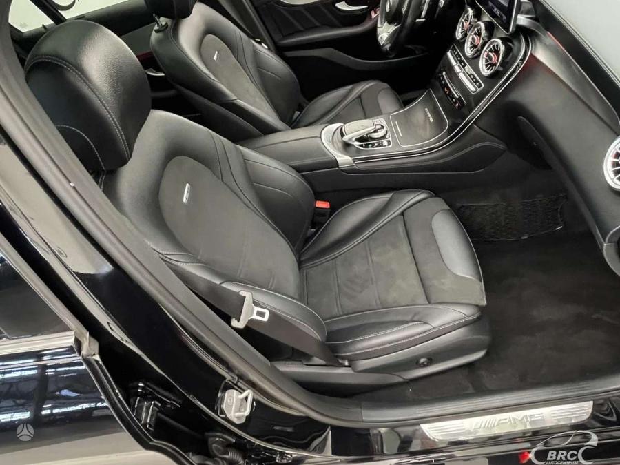 Черный Мерседес GLC 63 AMG 2019 в Вильнюс, объемом двигателя 3.98 л и пробегом 67 тыс. км за 38900 €, фото 7 на AUTOMOTO.COM.LV