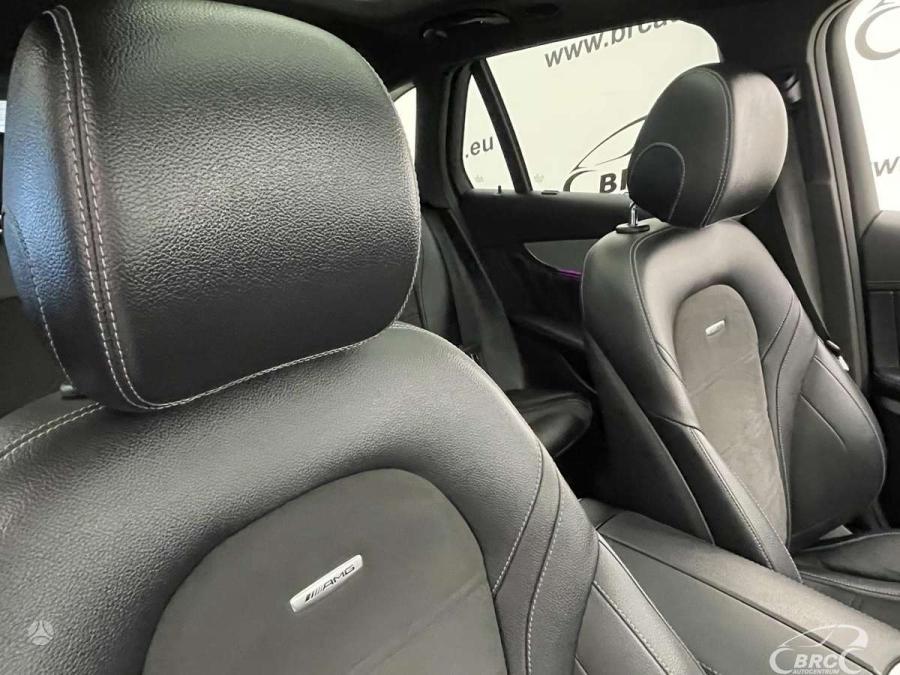 Черный Мерседес GLC 63 AMG 2019 в Вильнюс, объемом двигателя 3.98 л и пробегом 67 тыс. км за 38900 €, фото 10 на AUTOMOTO.COM.LV