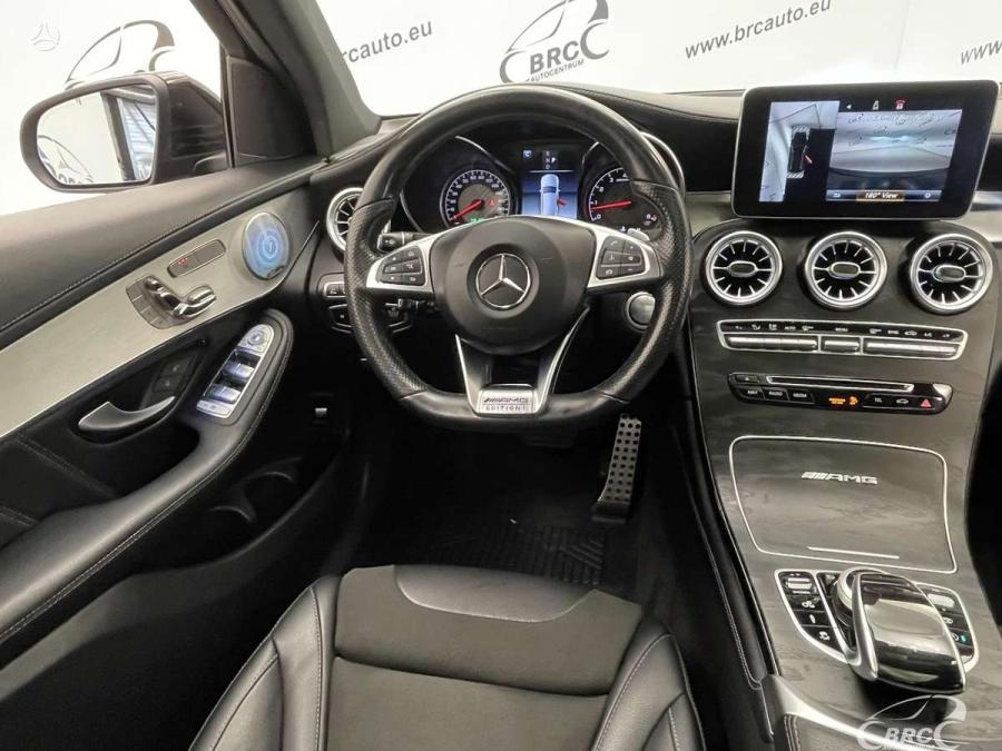 Черный Мерседес GLC 63 AMG 2019 в Вильнюс, объемом двигателя 3.98 л и пробегом 67 тыс. км за 38900 €, фото 18 на AUTOMOTO.COM.LV