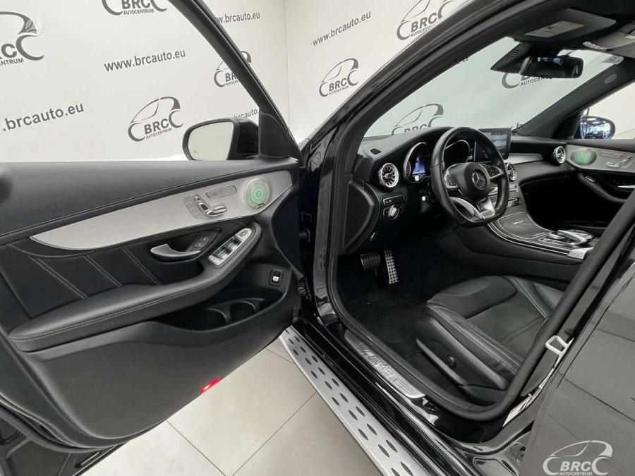 Черный Мерседес GLC 63 AMG 2019 в Вильнюс, объемом двигателя 3.98 л и пробегом 67 тыс. км за 38900 €, фото 23 на AUTOMOTO.COM.LV