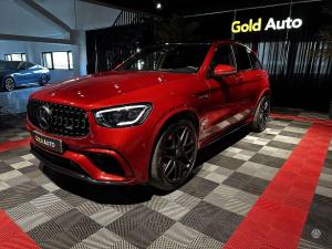 Sarkans Mercedes-Benz GLC 63 AMG 2020 Viļņa, ar dzinēja tilpumu 3.98 L un nobraukumu 70 tūkst. km par 51900 €, foto  vietnē AUTOMOTO.COM.LV