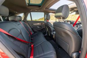 Red Mercedes-Benz GLC 63 AMG 2022 in Vilnius, with an engine capacity of 3.98 L and mileage of 50 thousand km for 59999 €, photo 15 on AUTOMOTO.COM.LV