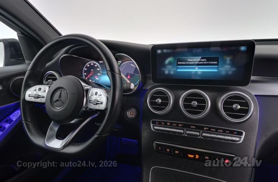 Black Mercedes-Benz GLC-Class 2019 in Tallinn, with an engine capacity of 2.00 L and mileage of 182 thousand km for 30900 €, photo 12 on AUTOMOTO.COM.LV