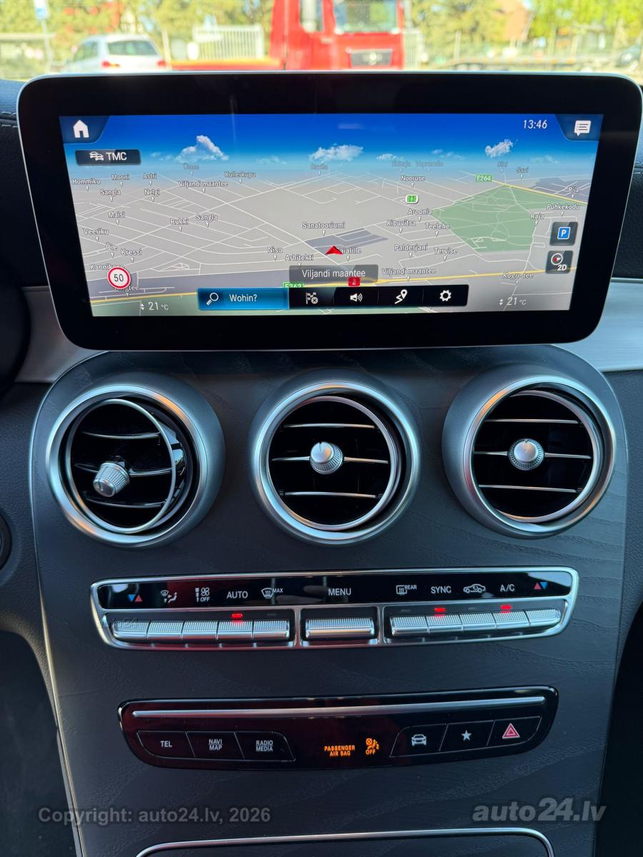 Melns Mercedes-Benz GLC-Class 2022 Tallina, ar dzinēja tilpumu 2.00 L un nobraukumu 62 tūkst. km par 38000 €, foto 14 vietnē AUTOMOTO.COM.LV