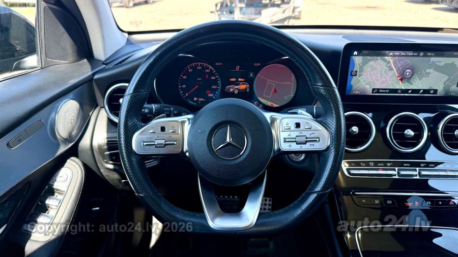 Black Mercedes-Benz GLC-Class 2019 in Tallinn, with an engine capacity of 2.00 L and mileage of 193 thousand km for 27500 €, photo 11 on AUTOMOTO.COM.LV