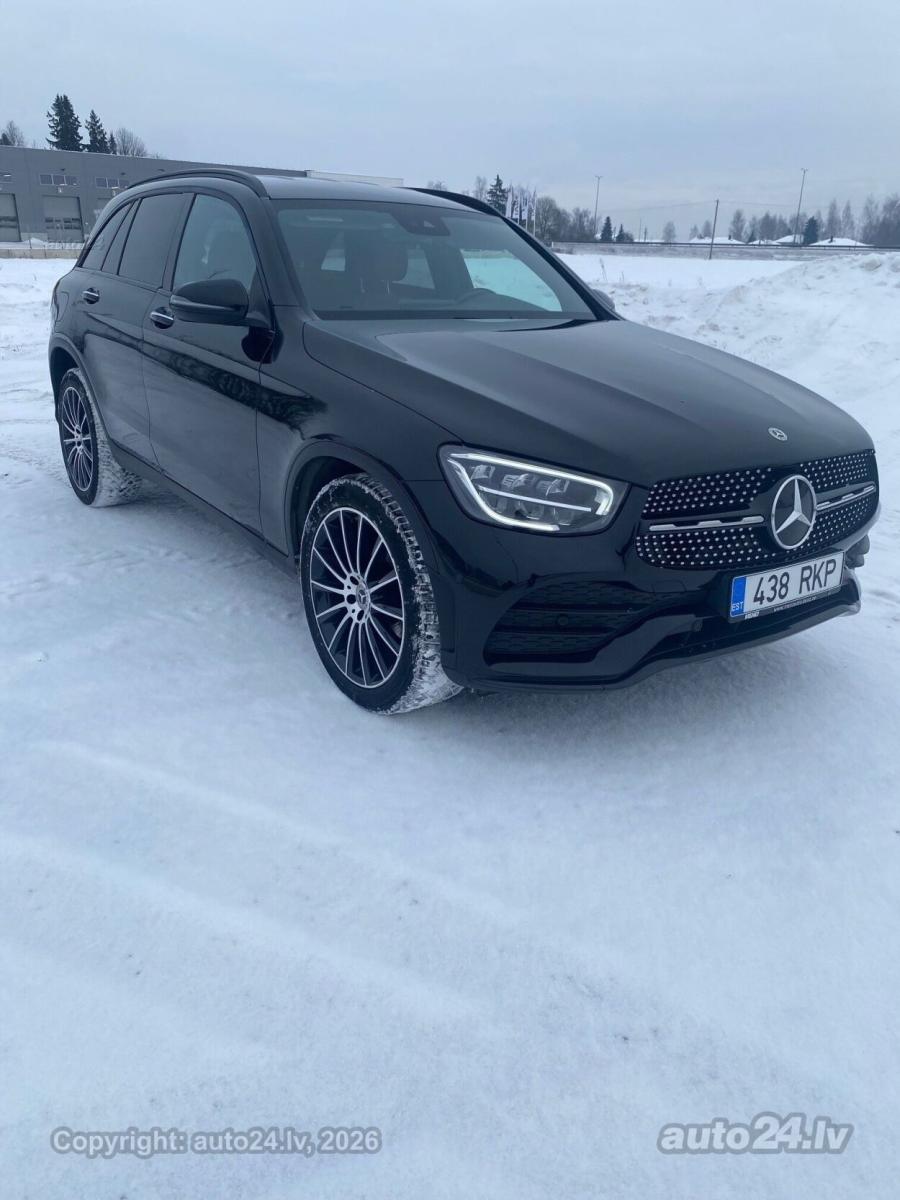 Black Mercedes-Benz GLC-Class 2022 in Tallinn, with an engine capacity of 2.00 L and mileage of 73 thousand km for 29900 €, photo 1 on AUTOMOTO.COM.LV