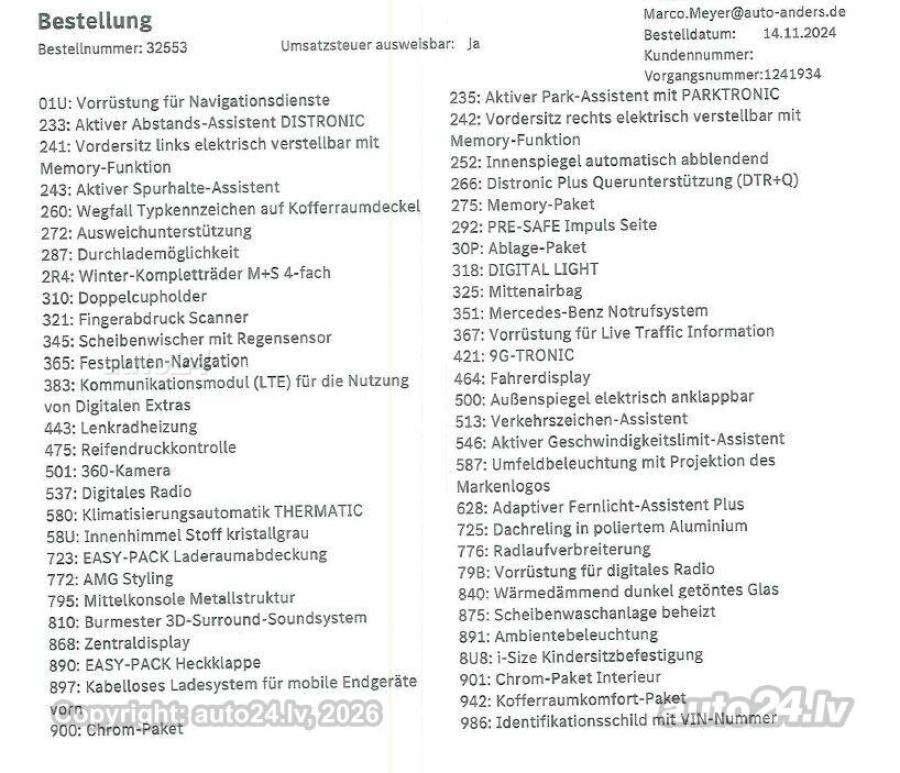 Черный Мерседес ГЛЦ-Класс 2023 в Таллин, объемом двигателя 2.00 л и пробегом 64 тыс. км за 58900 €, фото 21 на AUTOMOTO.COM.LV