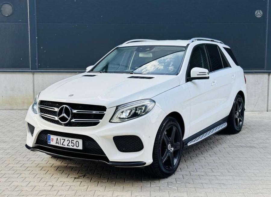 Balts Mercedes-Benz gle-250 2017 Kauņa, ar dzinēja tilpumu 2.14 L un nobraukumu 154 tūkst. km par 18500 €, foto 1 vietnē AUTOMOTO.COM.LV