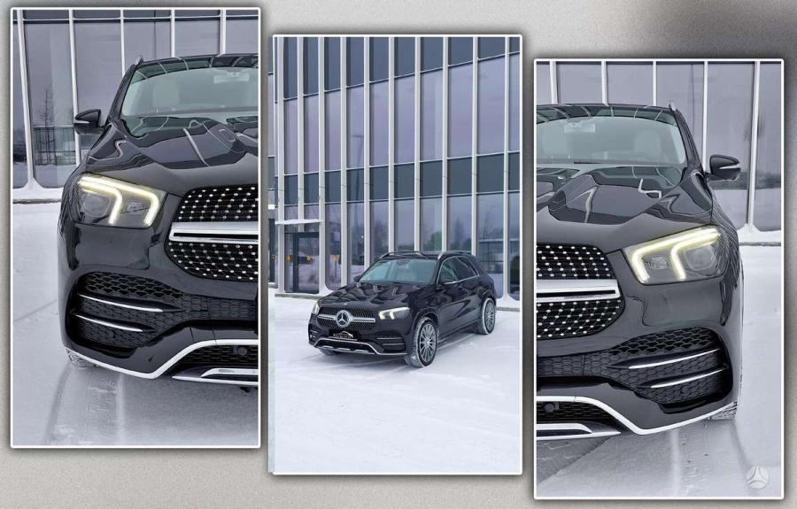 Black Mercedes-Benz GLE 300 2019 in Vilnius, with an engine capacity of 1.95 L and mileage of 233 thousand km for 39990 €, photo 33 on AUTOMOTO.COM.LV