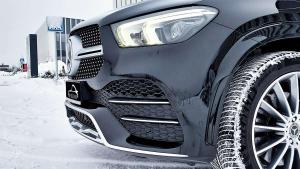 Black Mercedes-Benz GLE 300 2019 in Vilnius, with an engine capacity of 1.95 L and mileage of 233 thousand km for 41990 €, photo 39 on AUTOMOTO.COM.LV