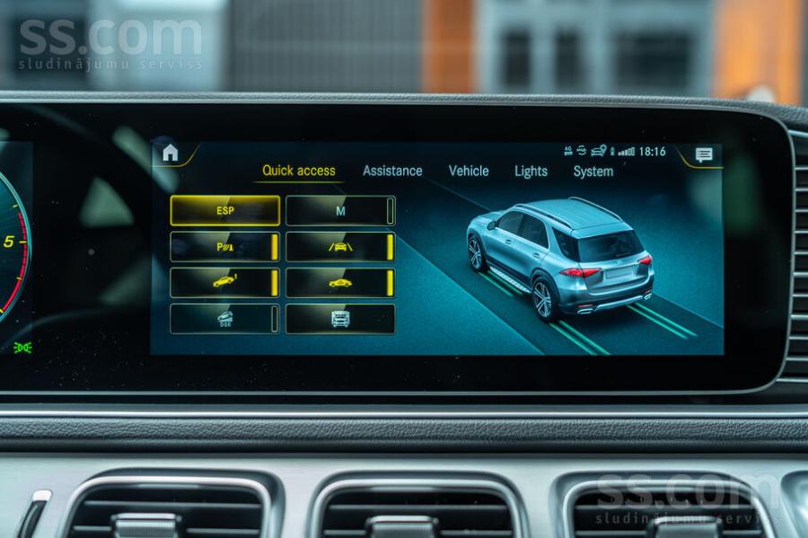 Melns Mercedes-Benz GLE 300 2021 Rīga, ar dzinēja tilpumu 2.00 L un nobraukumu 59 tūkst. km par 52000 €, foto 20 vietnē AUTOMOTO.COM.LV