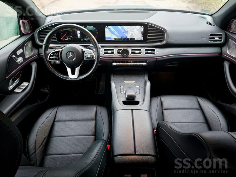 Black Mercedes-Benz GLE 300 2022 in Riga, with an engine capacity of 2.00 L and mileage of 63 thousand km for 65000 €, photo 14 on AUTOMOTO.COM.LV