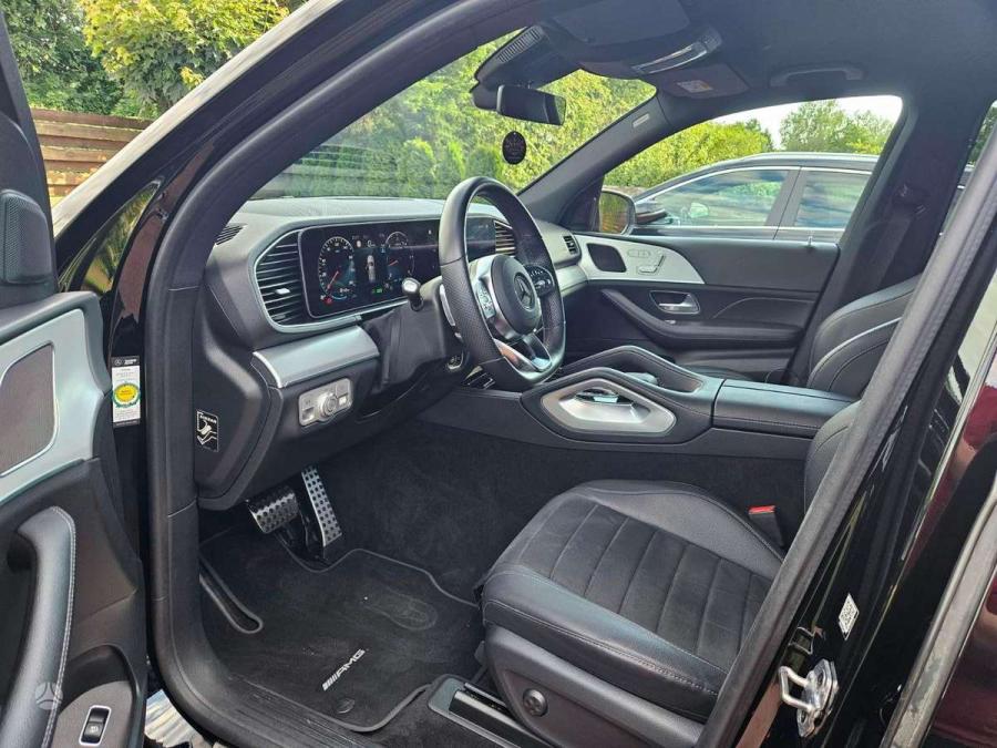Black Mercedes-Benz GLE 300 2023 in Vilkaviskis, with an engine capacity of 1.99 L and mileage of 112 thousand km for 52900 €, photo 12 on AUTOMOTO.COM.LV