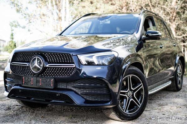 Zils Mercedes-Benz GLE 300 2020 Kretinga, ar dzinēja tilpumu 2.00 L un nobraukumu 198 tūkst. km par 44500 €, foto 1 vietnē AUTOMOTO.COM.LV