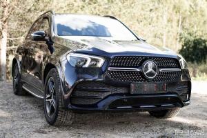 Blue Mercedes-Benz GLE 300 2020 in Kretinga, with an engine capacity of 2.00 L and mileage of 198 thousand km for 44500 €, photo 4 on AUTOMOTO.COM.LV