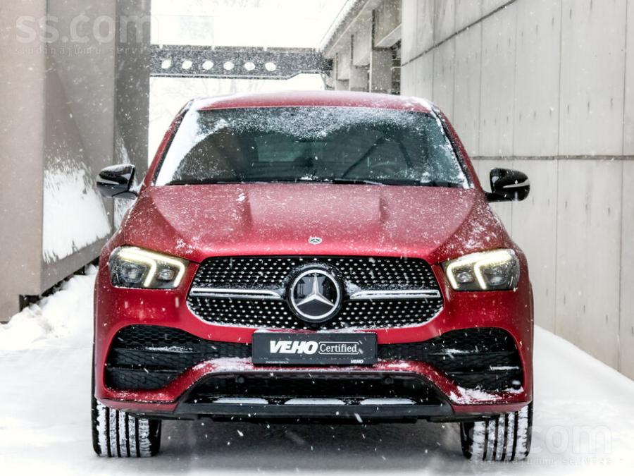 Sarkans Mercedes-Benz GLE 300 2023 Rīga, ar dzinēja tilpumu 2.00 L un nobraukumu 40 tūkst. km par 69900 €, foto 2 vietnē AUTOMOTO.COM.LV