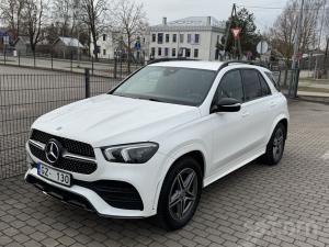 White Mercedes-Benz GLE 300 2020 in Jelgava, with an engine capacity of 3.00 L and mileage of 0 thousand km for 55000 €, photo 1 on AUTOMOTO.COM.LV
