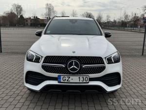 White Mercedes-Benz GLE 300 2020 in Jelgava, with an engine capacity of 3.00 L and mileage of 0 thousand km for 55000 €, photo 6 on AUTOMOTO.COM.LV