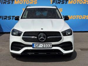 White Mercedes-Benz GLE 300 2022 in Riga, with an engine capacity of 2.00 L and mileage of 52 thousand km for 59950 €, photo 4 on AUTOMOTO.COM.LV