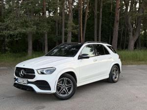 White Mercedes-Benz GLE 300 2022 in Vilnius, with an engine capacity of 0.00 L and mileage of 210 thousand km for 35500 €, photo  on AUTOMOTO.COM.LV