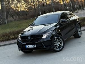 Black Mercedes-Benz GLE 350 2015 in Jurmala, with an engine capacity of 3.00 L and mileage of 0 thousand km for 25950 €, photo  on AUTOMOTO.COM.LV