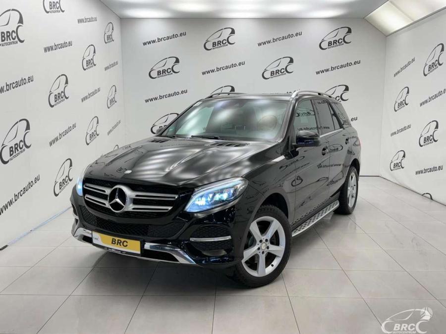 Black Mercedes-Benz GLE 350 2016 in Vilnius, with an engine capacity of 2.99 L and mileage of 109 thousand km for 22500 €, photo 1 on AUTOMOTO.COM.LV