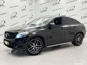 Melns Mercedes-Benz GLE 350 2016 Viļņa, ar dzinēja tilpumu 2.99 L un nobraukumu 240 tūkst. km par 28900 €, foto  vietnē AUTOMOTO.COM.LV