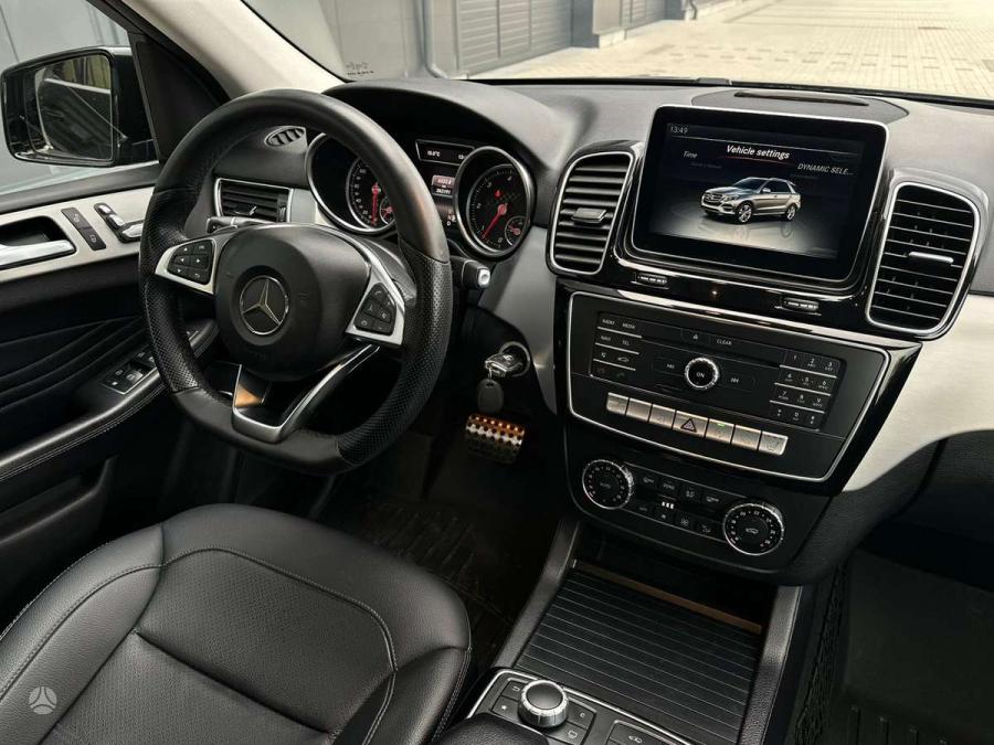 Черный Мерседес ГЛE 350 2016 в Клайпеда, объемом двигателя 2.99 л и пробегом 263 тыс. км за 28500 €, фото 9 на AUTOMOTO.COM.LV