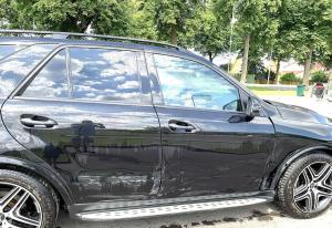Black Mercedes-Benz GLE 350 2017 in Jonava, with an engine capacity of 3.00 L and mileage of 155 thousand km for 17300 €, photo 8 on AUTOMOTO.COM.LV