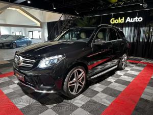Black Mercedes-Benz GLE 350 2017 in Vilnius, with an engine capacity of 2.99 L and mileage of 130 thousand km for 27000 €, photo  on AUTOMOTO.COM.LV