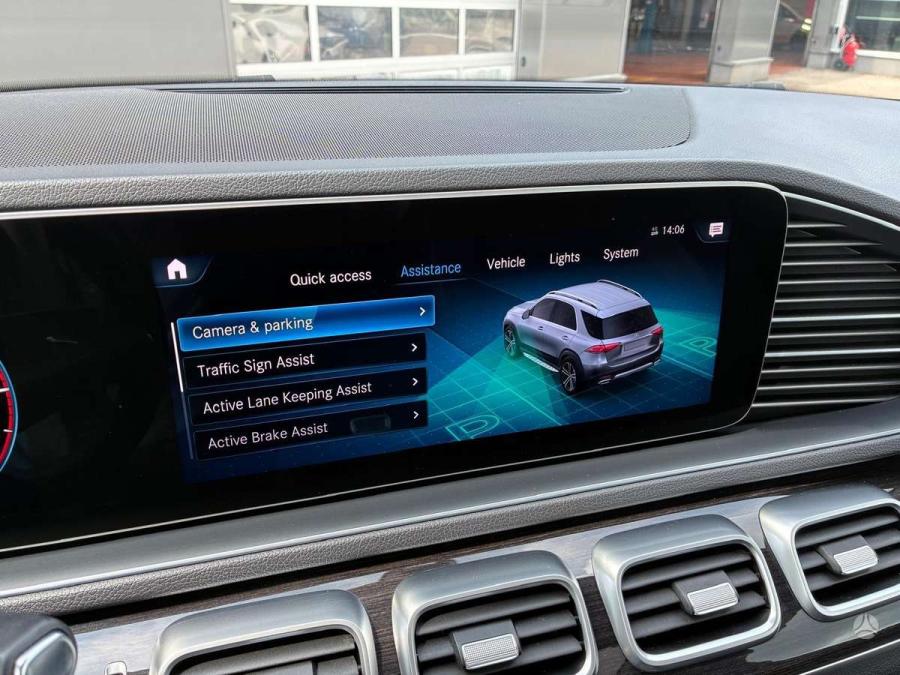 Черный Мерседес ГЛE 350 2020 в Вильнюс, объемом двигателя 2.93 л и пробегом 159 тыс. км за 42700 €, фото 20 на AUTOMOTO.COM.LV