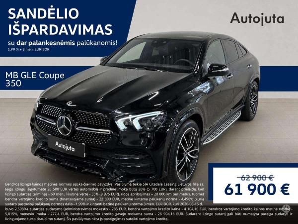 Mercedes-Benz GLE 350 2020 Kauņa vietnē Melns Mercedes-Benz GLE 350 2020 Kauņa, ar dzinēja tilpumu 2.93 L un nobraukumu 78 tūkst. km par 61900 €, foto 1 vietnē AUTOMOTO.COM.LV
