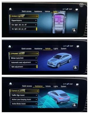 Черный Мерседес ГЛE 350 2020 в Каунас, объемом двигателя 2.93 л и пробегом 78 тыс. км за 61900 €, фото 14 на AUTOMOTO.COM.LV