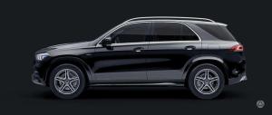 Black Mercedes-Benz GLE 350 2021 in Klaipeda, with an engine capacity of 1.95 L and mileage of 140 thousand km for 49999 €, photo 2 on AUTOMOTO.COM.LV