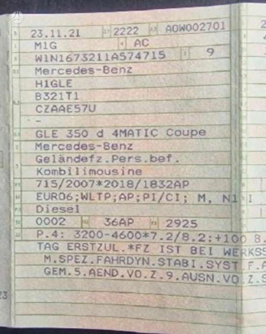 Melns Mercedes-Benz GLE 350 2021 Marijampole, ar dzinēja tilpumu 0.00 L un nobraukumu 62 tūkst. km par 58000 €, foto 8 vietnē AUTOMOTO.COM.LV