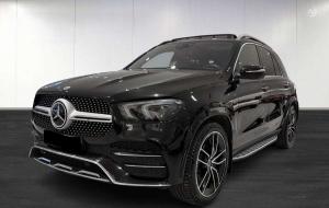 Melns Mercedes-Benz GLE 350 2022 Viļņa, ar dzinēja tilpumu 1.95 L un nobraukumu 184 tūkst. km par 54000 €, foto  vietnē AUTOMOTO.COM.LV