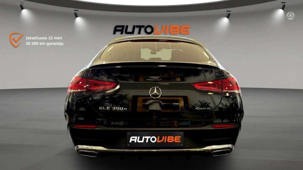 Black Mercedes-Benz GLE 350 2022 in Vilnius, with an engine capacity of 2.00 L and mileage of 163 thousand km for 49989 €, photo 6 on AUTOMOTO.COM.LV