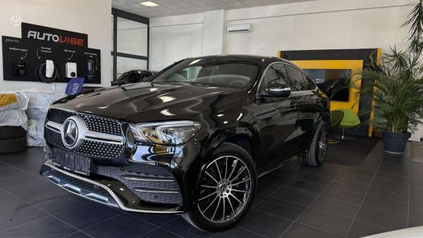 Black Mercedes-Benz GLE 350 2022 in Vilnius, with an engine capacity of 2.00 L and mileage of 163 thousand km for 49989 €, photo 7 on AUTOMOTO.COM.LV