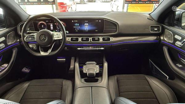 Black Mercedes-Benz GLE 350 2022 in Vilnius, with an engine capacity of 2.00 L and mileage of 163 thousand km for 49989 €, photo 9 on AUTOMOTO.COM.LV