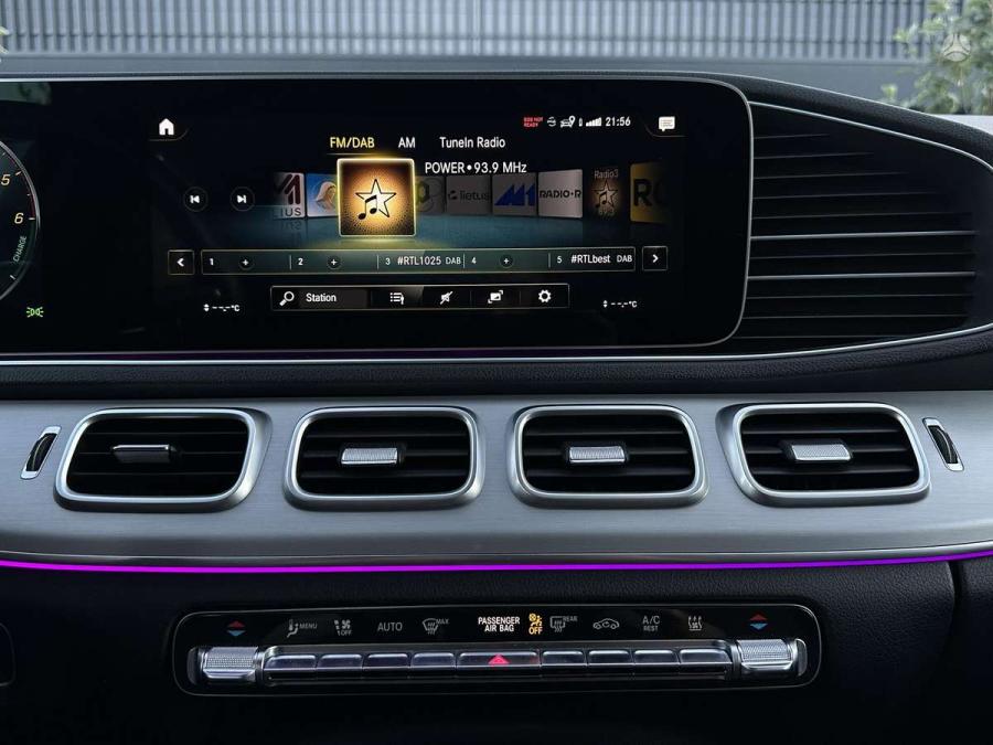 Черный Мерседес ГЛE 350 2022 в Вильнюс, объемом двигателя 1.95 л и пробегом 159 тыс. км за 44800 €, фото 29 на AUTOMOTO.COM.LV