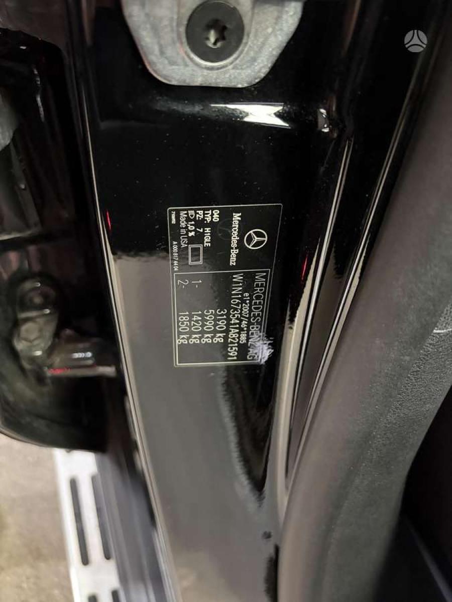 Melns Mercedes-Benz GLE 350 2022 Viļņa, ar dzinēja tilpumu 2.00 L un nobraukumu 169 tūkst. km par 53444 €, foto 13 vietnē AUTOMOTO.COM.LV