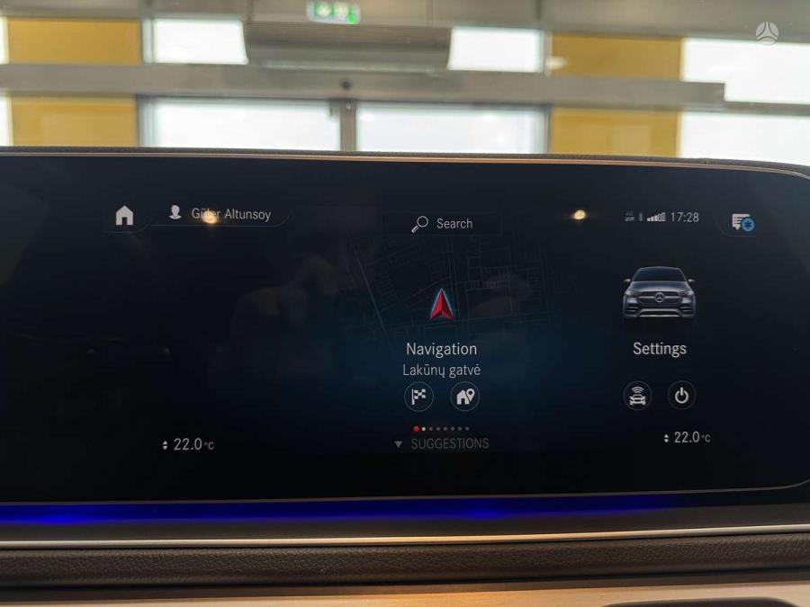 Melns Mercedes-Benz GLE 350 2022 Viļņa, ar dzinēja tilpumu 2.00 L un nobraukumu 163 tūkst. km par 49989 €, foto 10 vietnē AUTOMOTO.COM.LV