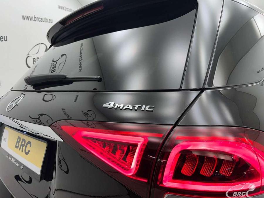 Black Mercedes-Benz GLE 350 2022 in Vilnius, with an engine capacity of 1.95 L and mileage of 152 thousand km for 42840 €, photo 12 on AUTOMOTO.COM.LV