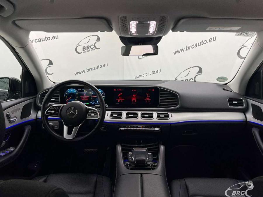 Black Mercedes-Benz GLE 350 2022 in Vilnius, with an engine capacity of 1.95 L and mileage of 152 thousand km for 42840 €, photo 21 on AUTOMOTO.COM.LV