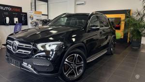 Black Mercedes-Benz GLE 350 2022 in Vilnius, with an engine capacity of 2.00 L and mileage of 172 thousand km for 41444 €, photo  on AUTOMOTO.COM.LV
