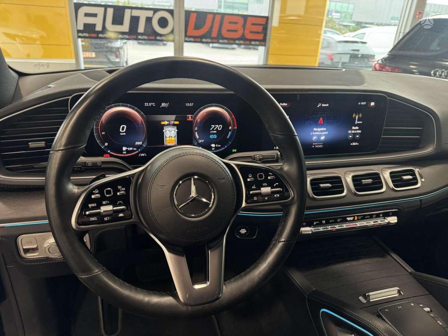 Черный Мерседес ГЛE 350 2022 в Вильнюс, объемом двигателя 2.00 л и пробегом 172 тыс. км за 41444 €, фото 8 на AUTOMOTO.COM.LV