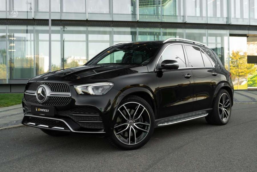 Melns Mercedes-Benz GLE 350 2022 Viļņa, ar dzinēja tilpumu 1.95 L un nobraukumu 155 tūkst. km par 49950 €, foto 1 vietnē AUTOMOTO.COM.LV