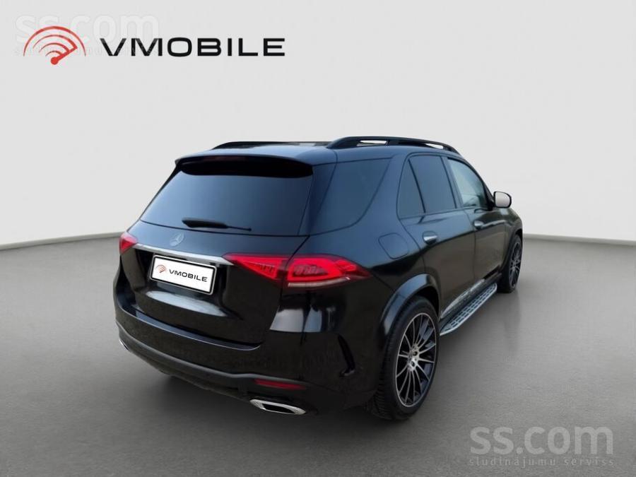 Black Mercedes-Benz GLE 350 2023 in Riga, with an engine capacity of 2.00 L and mileage of 24 thousand km for 67950 €, photo 3 on AUTOMOTO.COM.LV