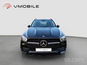 Black Mercedes-Benz GLE 350 2023 in Riga, with an engine capacity of 2.00 L and mileage of 24 thousand km for 67950 €, photo 4 on AUTOMOTO.COM.LV